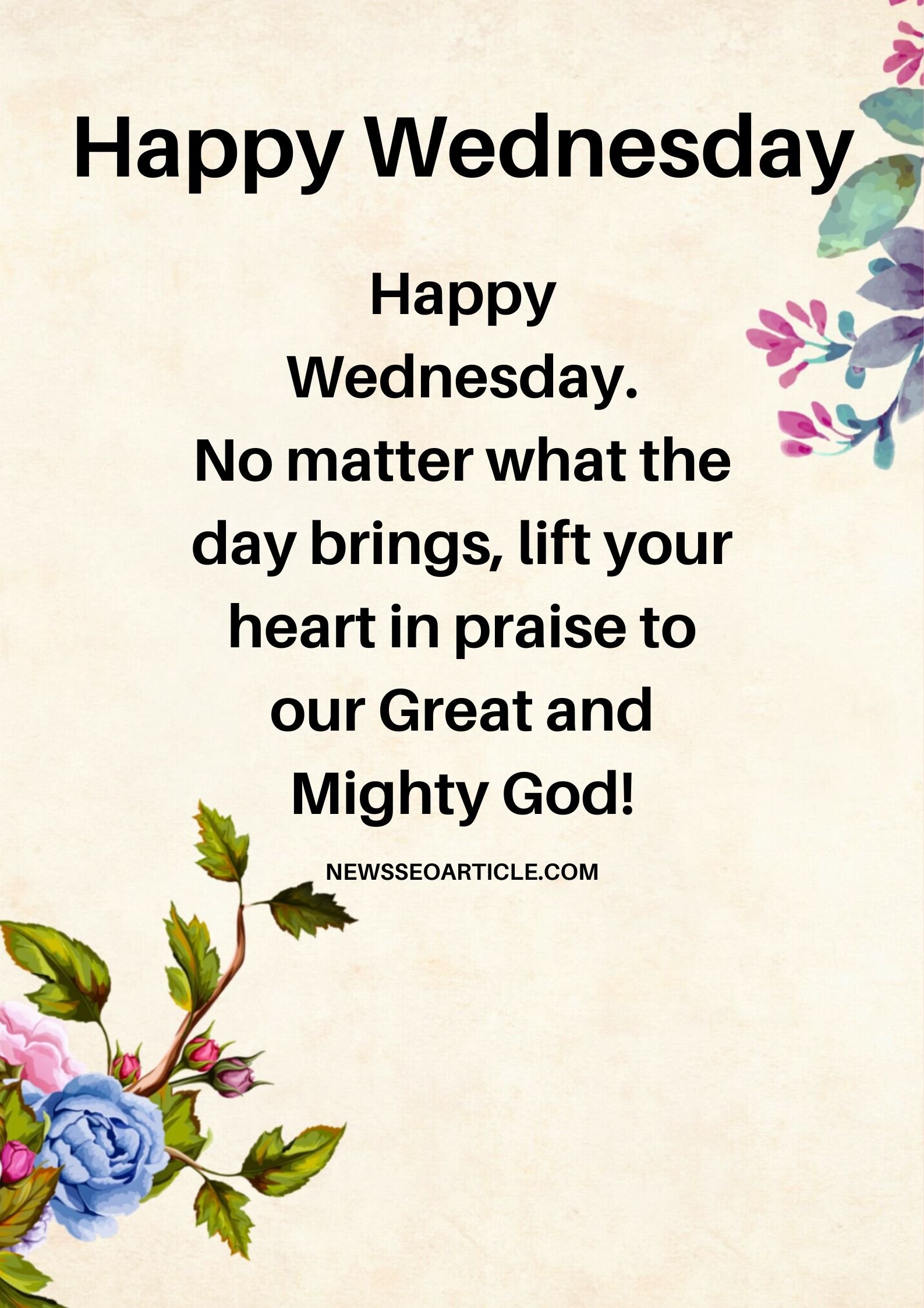 100 Best Wednesday Morning Blessings Images And Quotes | News Seo Article