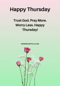 100 Best Thursday Morning Blessings Images And Quotes | News Seo Article