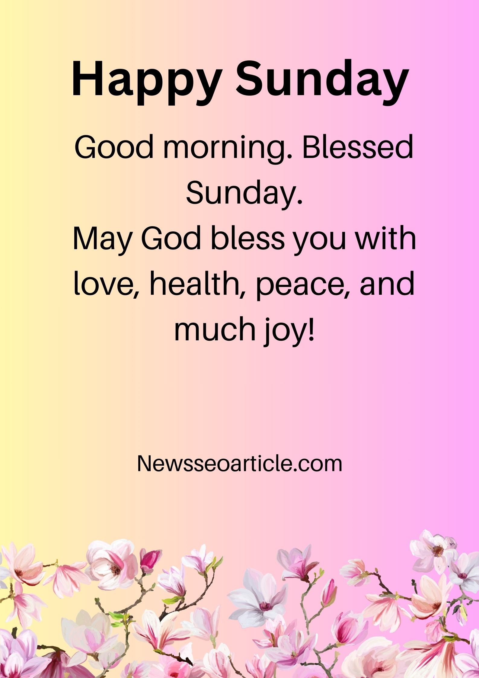 100 Best Sunday Morning Blessings Images And Quotes | News Seo Article